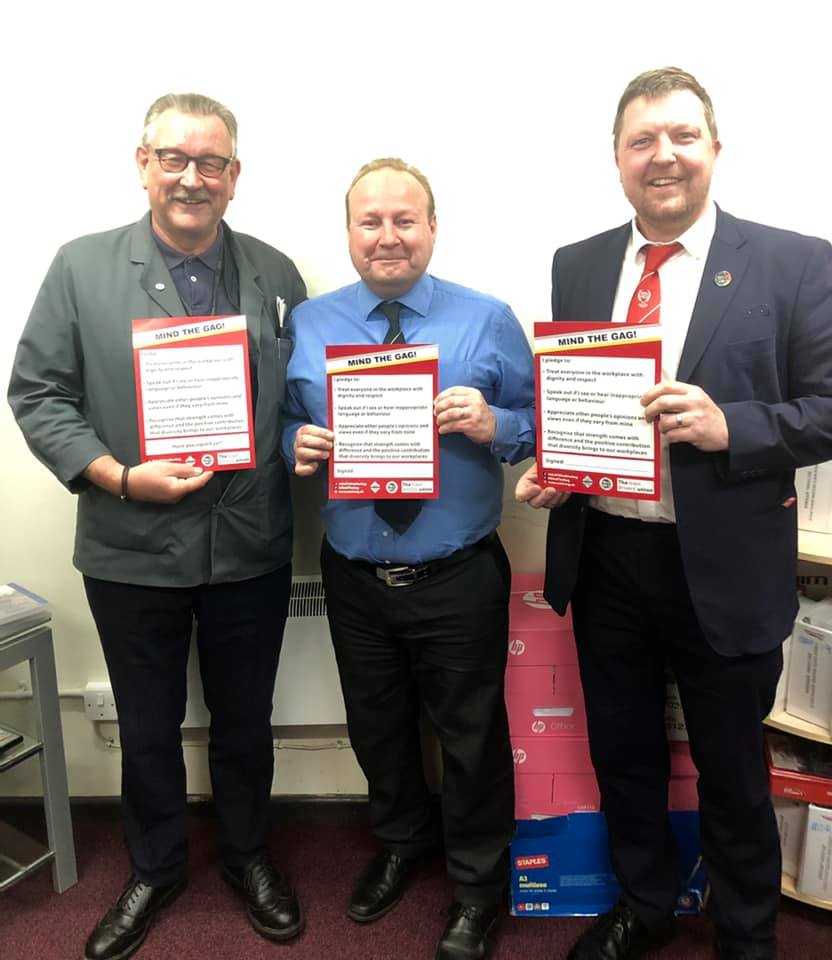 2019: Mind the Gag Workplace Pledge