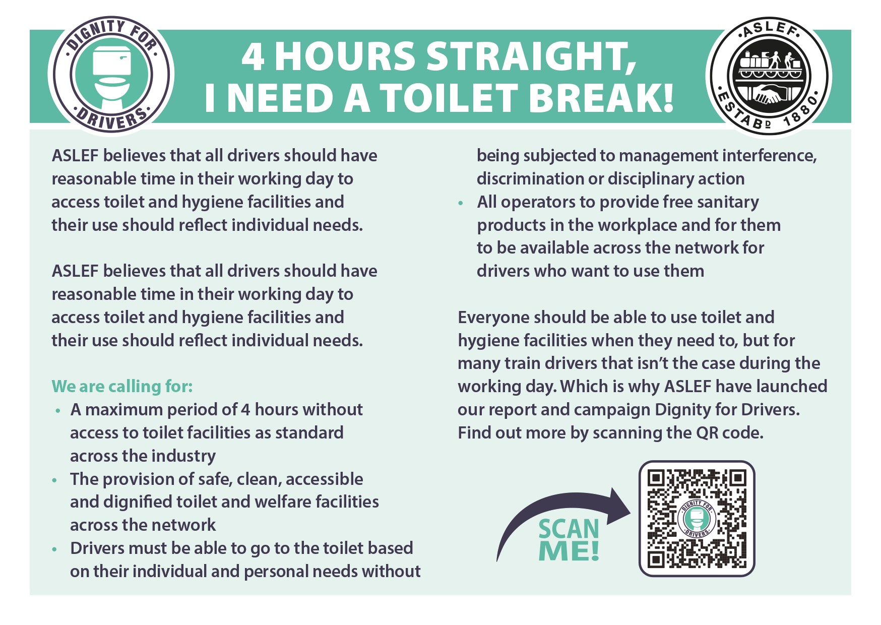 2024: Dignity for Drivers campaign launched